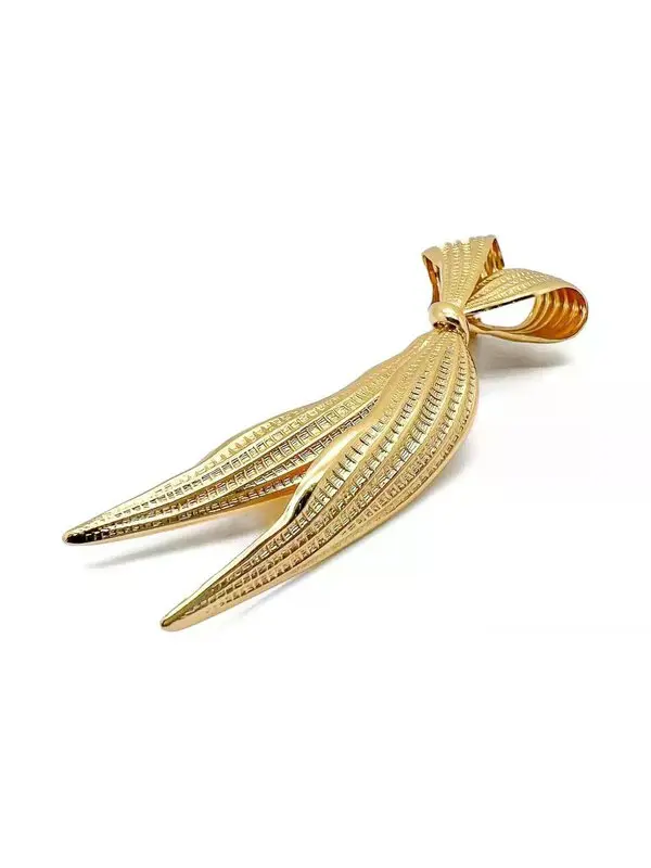 Dior 1970s Elongated Bow Brooch