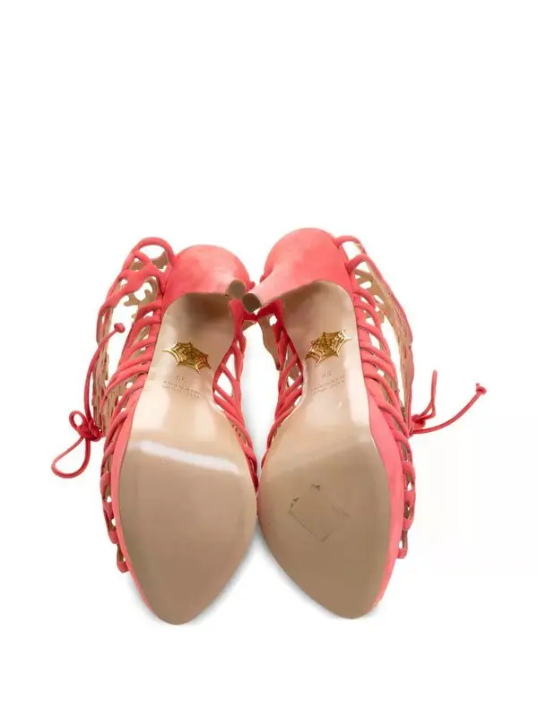 CHARLOTTE OLYMPIA Laser Cut Stiletto Sandals