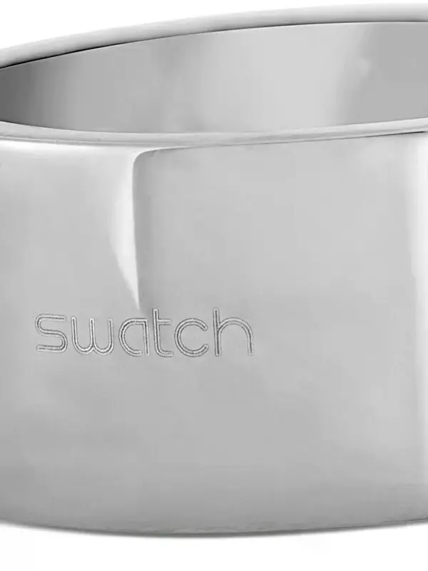 SWATCH Stainless Steel And Resin Apple Motif Statement Ring