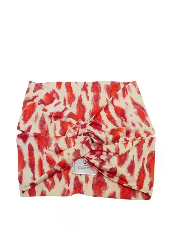 Dior Animal Print Twisted Headband