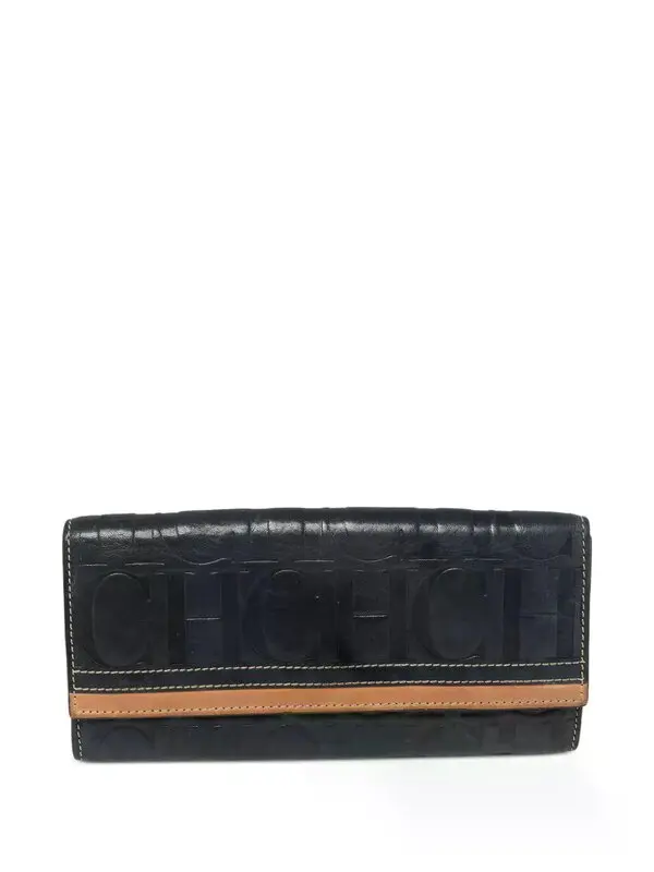Carolina Herrera Leather Wallet - Blue