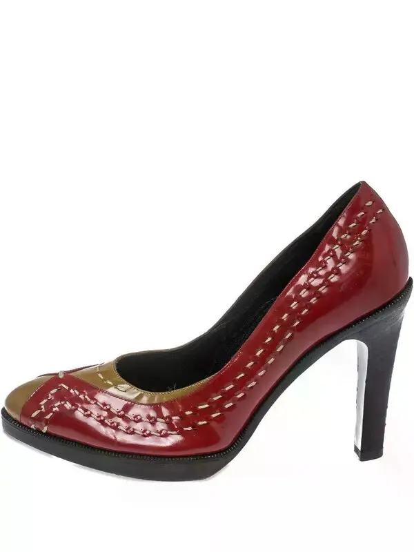 Bottega Veneta Leather Stiletto Heeled Pumps - Red