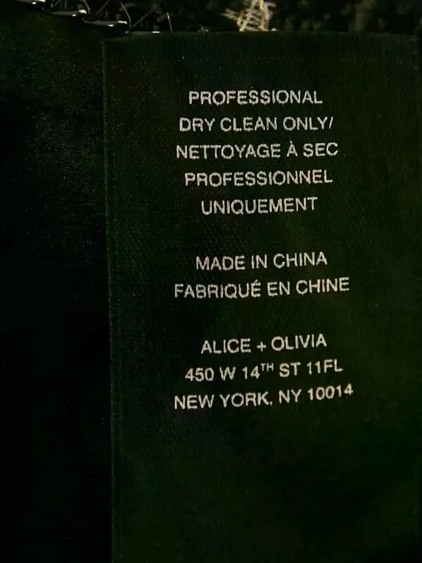 Alice + Olivia Abstract Pattern Tweed Jacket