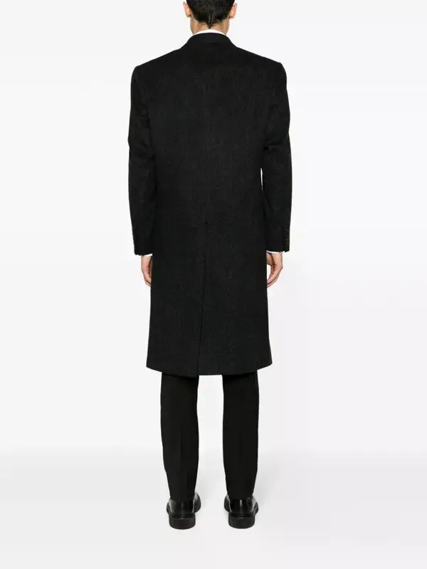 A.N.G.E.L.O. VINTAGE CULT 1990s Charcoal Virgin Wool Coat