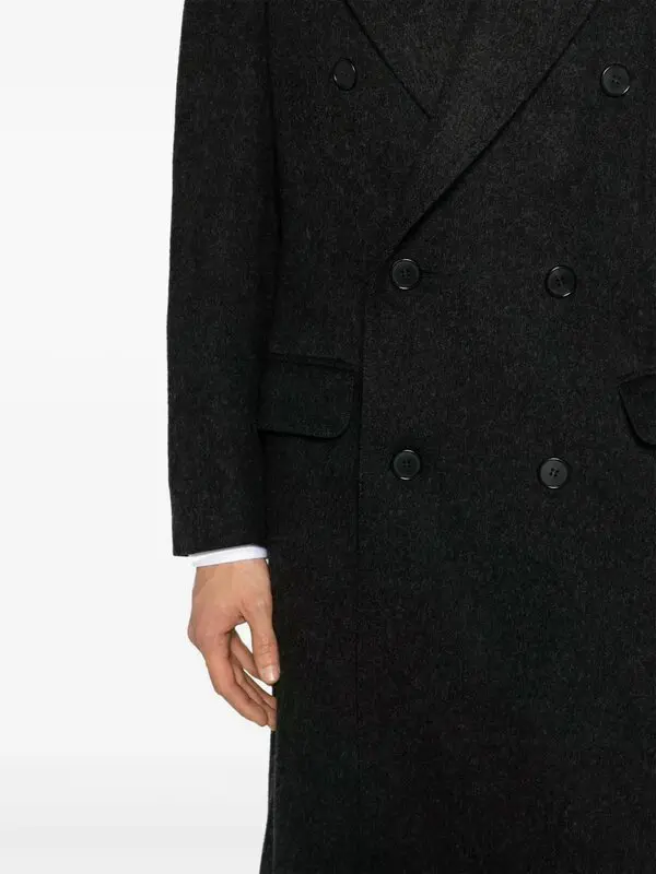 A.N.G.E.L.O. VINTAGE CULT 1990s Charcoal Virgin Wool Coat