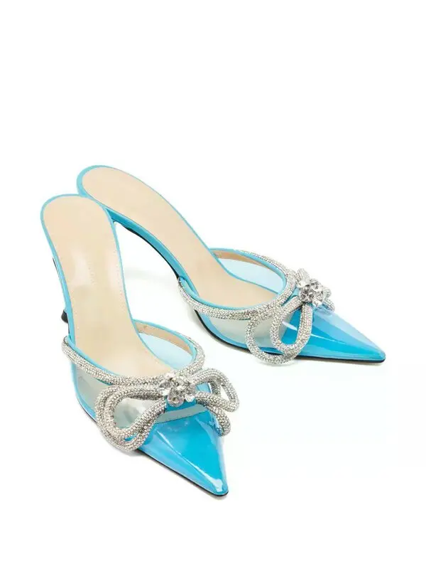 Mach & Mach 95mm Embellished Pointed Toe Pumps