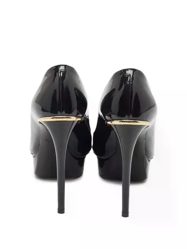 LOUIS VUITTON Patent Leather Peep-toe Pumps