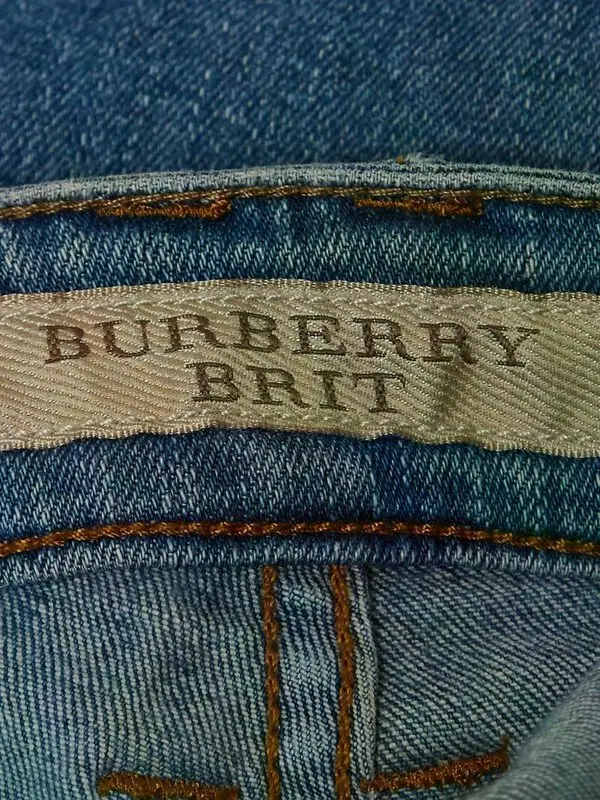 Burberry Logo Patch Jeans