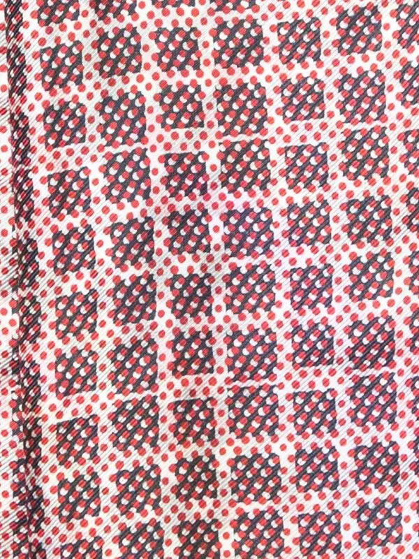 Mulberry Geometric-print Silk Scarf