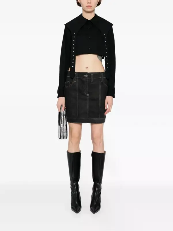 Dior Circa 2006 Denim Mini Skirt