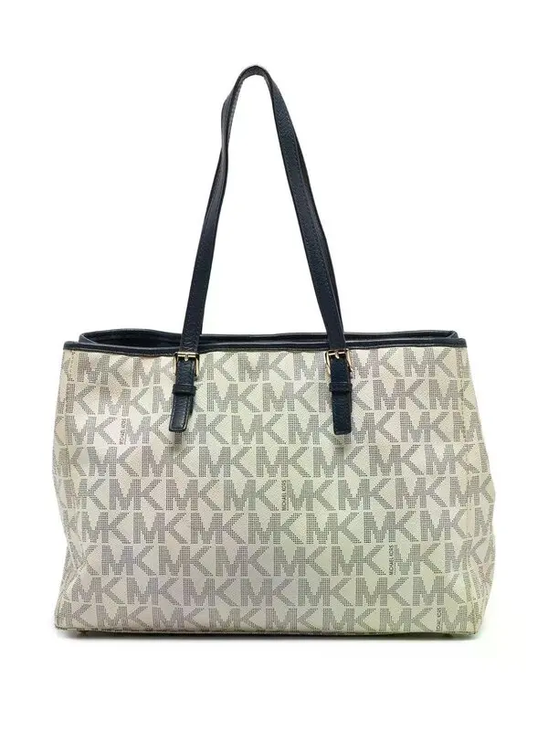 Michael Kors Monogram Canvas Tote Bag