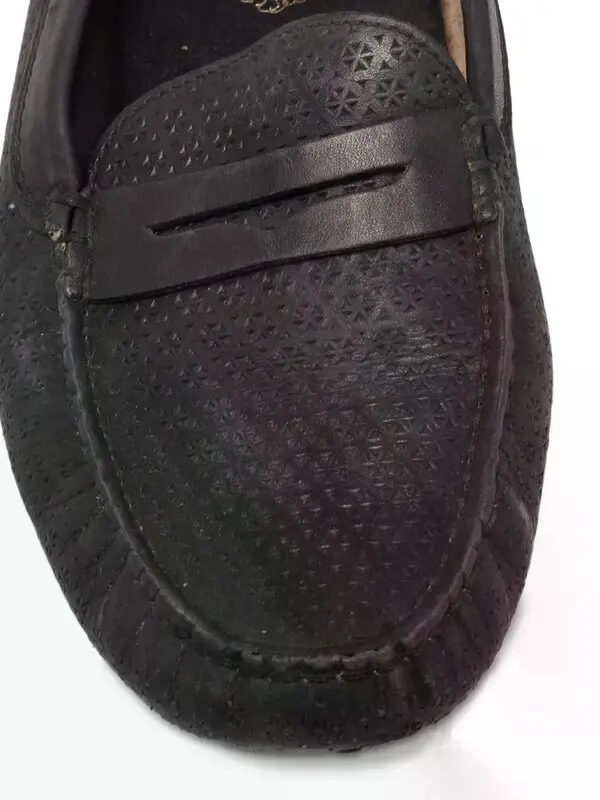 TOD'S Leather Loafers With Perforated Detailing