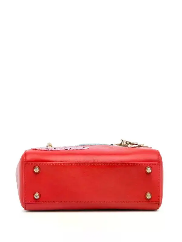 Dior Mini Lady Handbag - Red