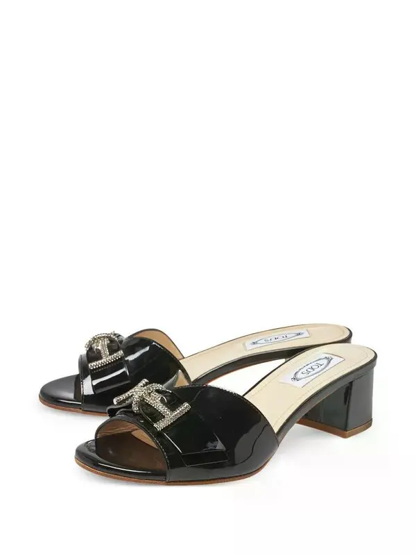 TOD'S 45mm Buckle-embellished Open-toe Mules