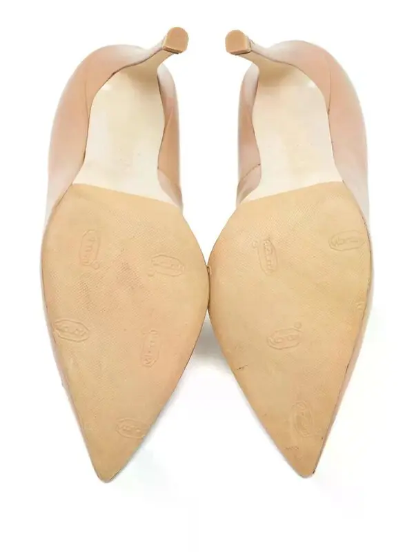 Miu Miu Leather Pointed Toe Stiletto Pumps