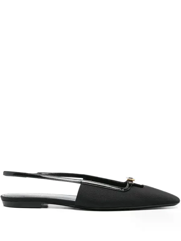 Saint Laurent Buckle-detail Slingback Mules