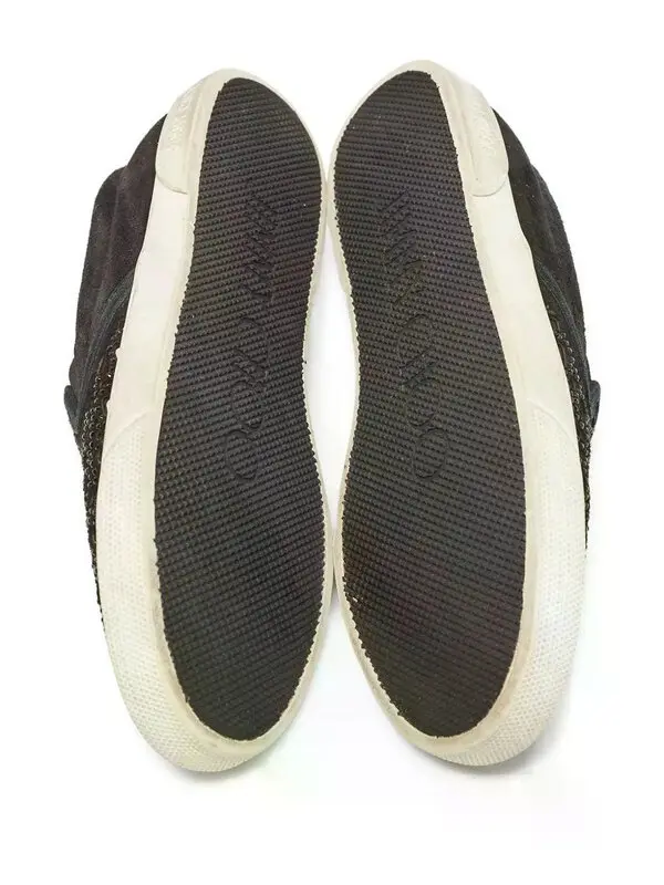 JIMMY CHOO Embellished Slip-on Sneakers