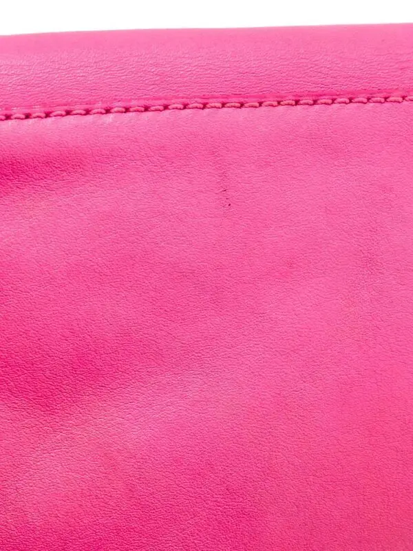 Marc Jacobs Leather Clutch Bag With Gold-tone Hardware