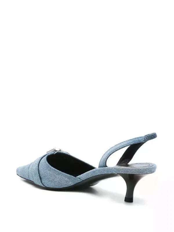 Givenchy 55mm Slingback Pumps With Buckle Detail
