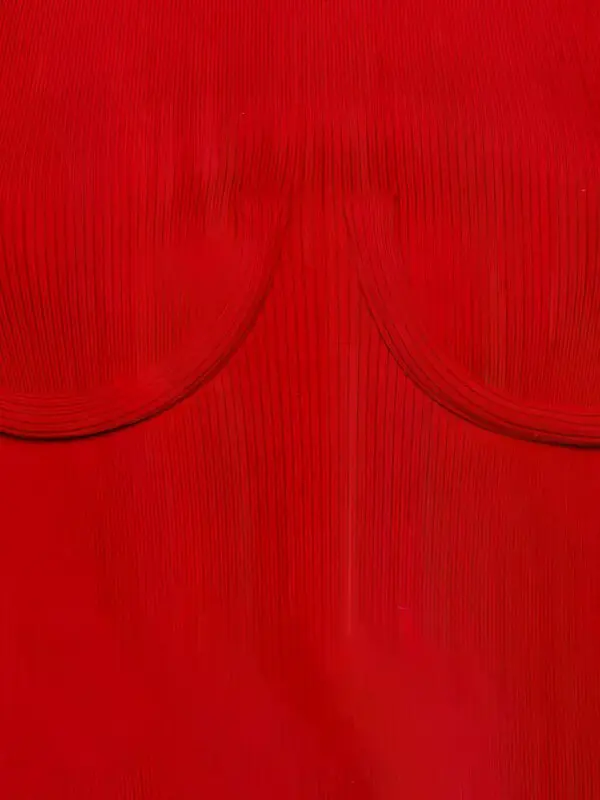 Orseund Iris Off-shoulder Ribbed Top With Underwire Detail