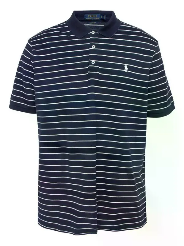 Polo Ralph Lauren Striped Polo Shirt - Blue