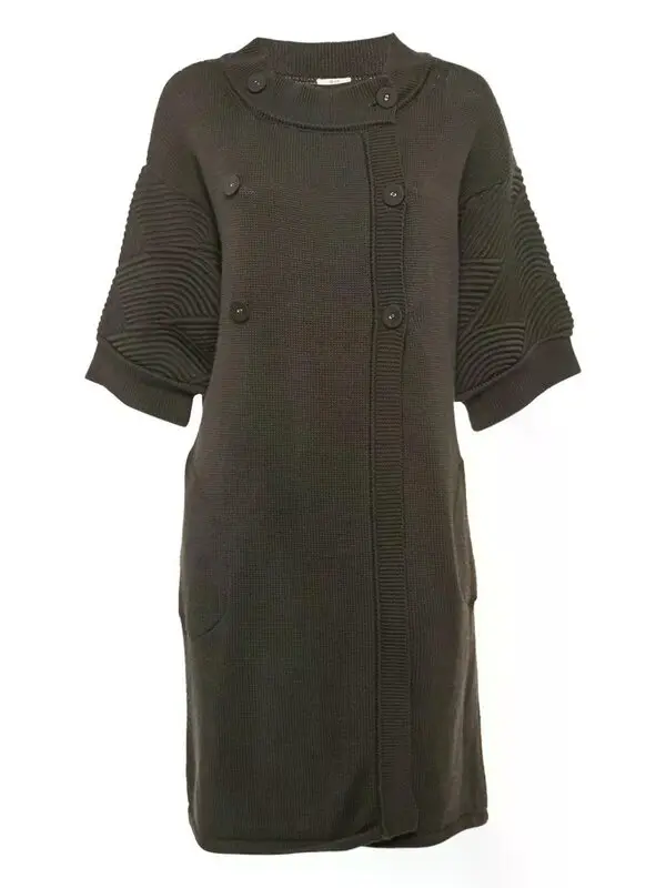 Kenzo Double-breasted Knitted Dress