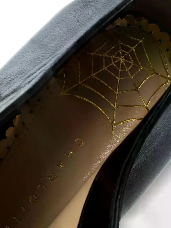 CHARLOTTE OLYMPIA Leather Stiletto Heeled Boots
