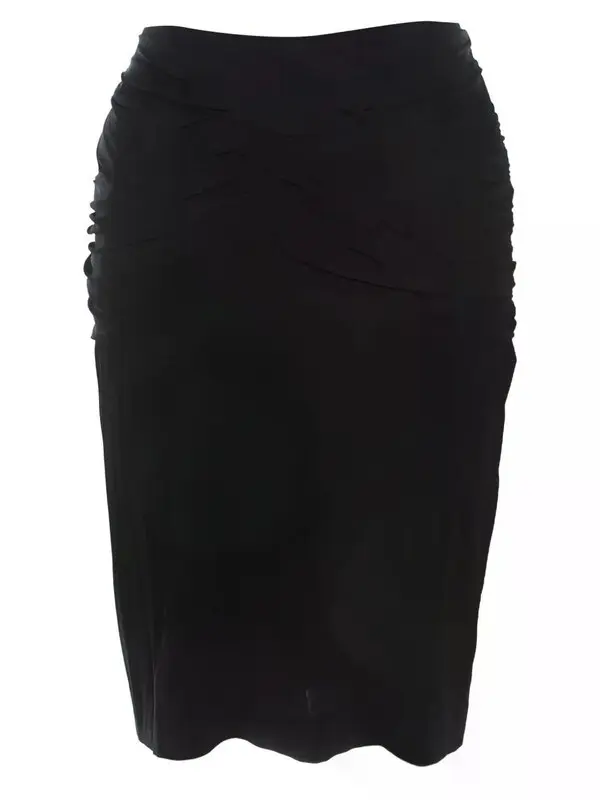 Escada Ruched Stretch Skirt