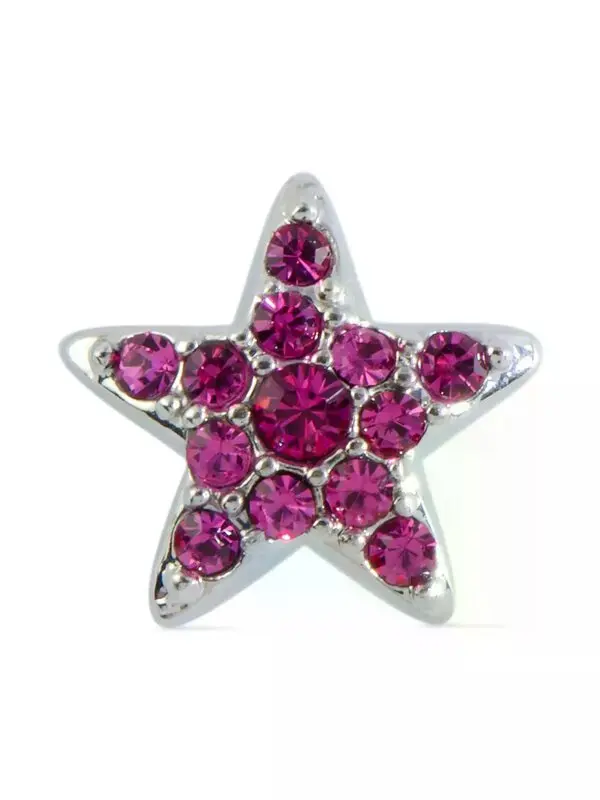 SWAROVSKI 18k White Gold Embellished Charm Set