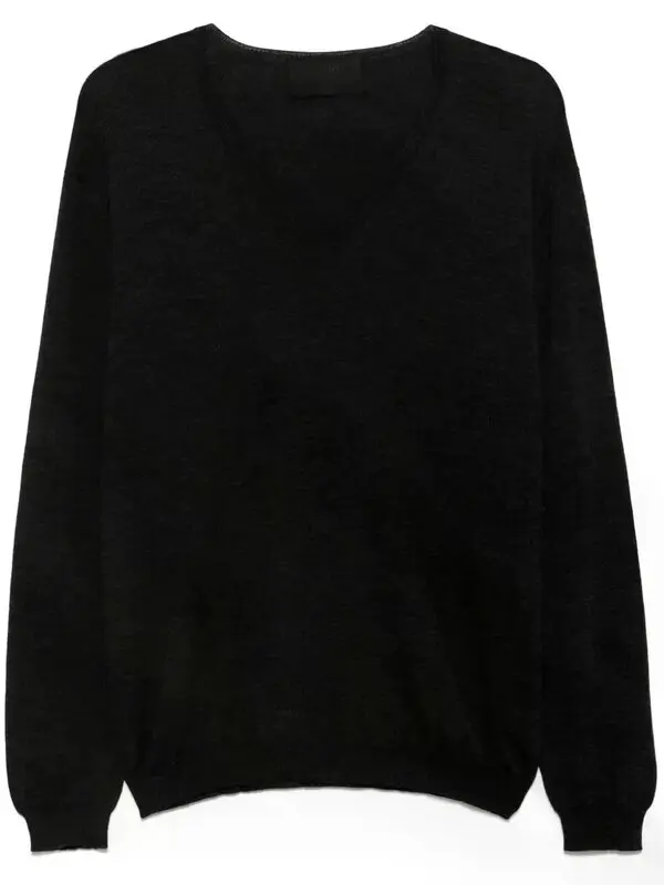 Prada 2000s Wool V-neck Sweater