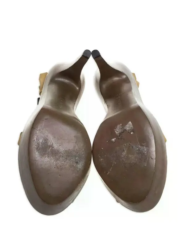 Bottega Veneta Leather Platform Sandals