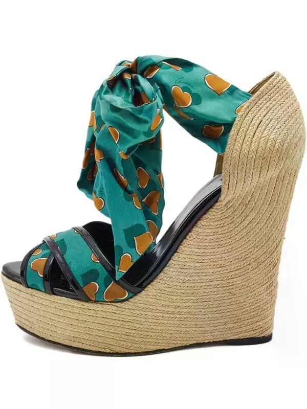 Gucci 145mm Wedge Espadrilles