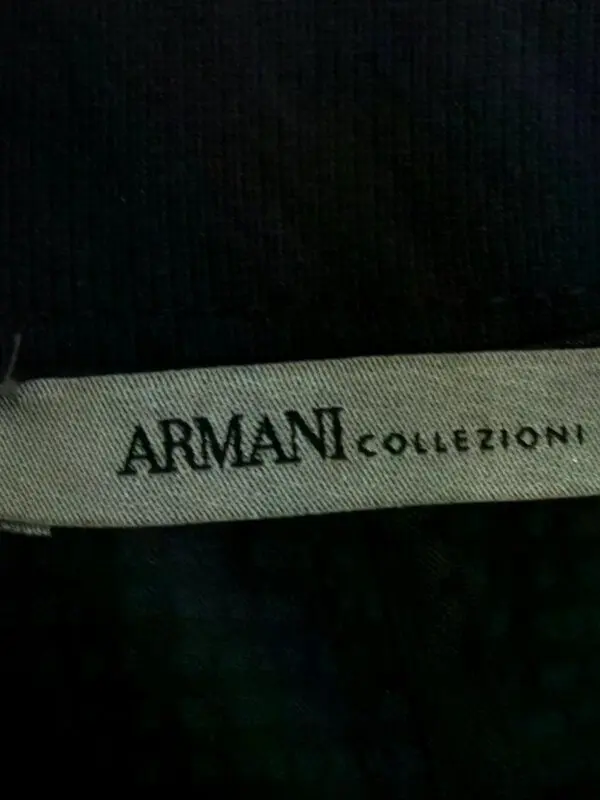 ARMANI Zip-up Bomber Jacket