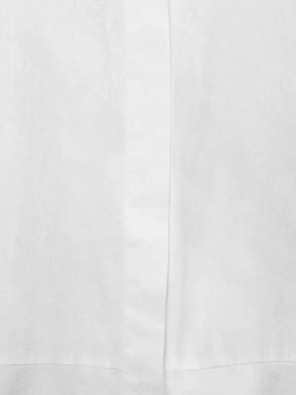 Carolina Herrera Logo Jacquard Cotton Blouse - White