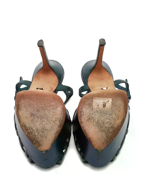 SERGIO ROSSI T-strap Platform Stiletto Sandals