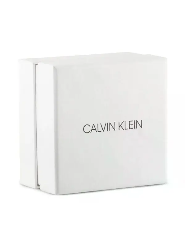 Calvin Klein Rose Gold Stainless Steel Crystal Embellished Ring