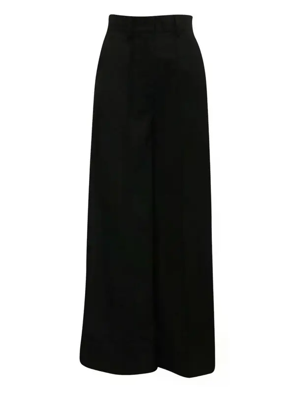 MSGM Tailored High Waist Wide Leg Trousers
