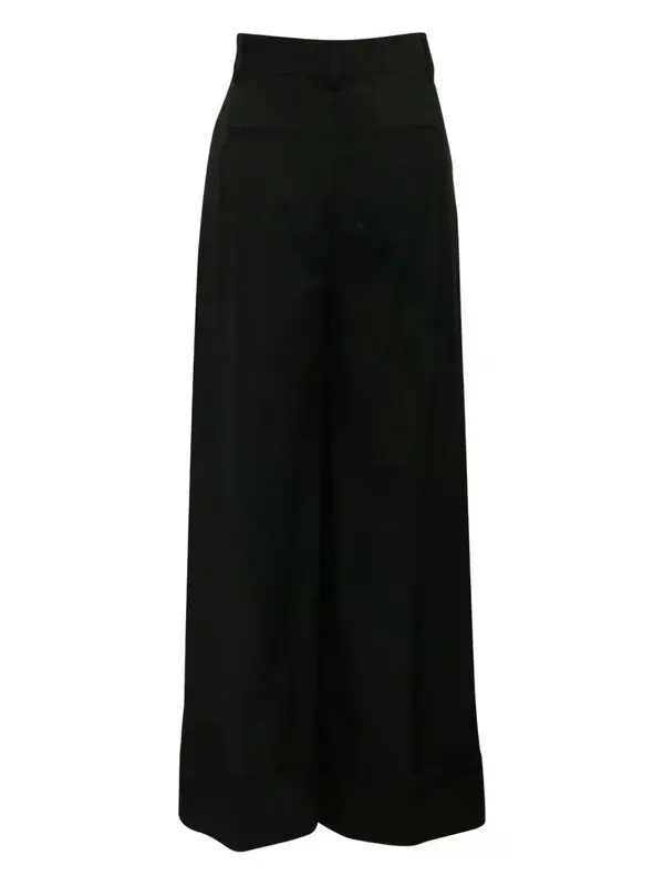 MSGM Tailored High Waist Wide Leg Trousers