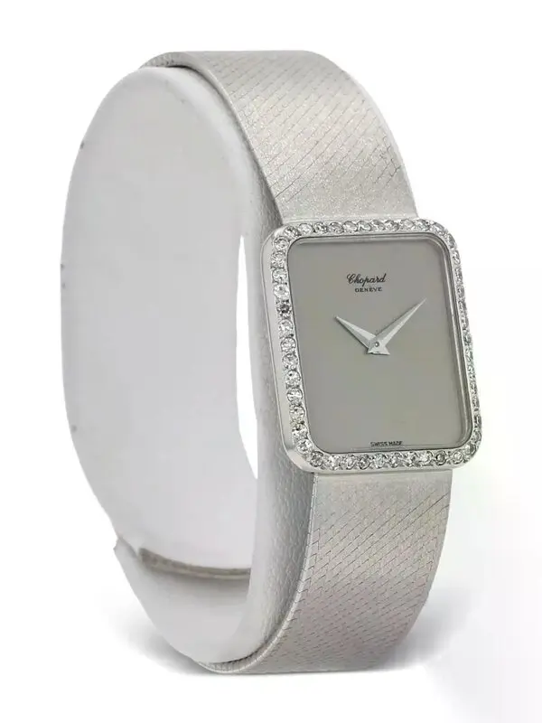 Chopard 1970s Rectangular Diamond Watch