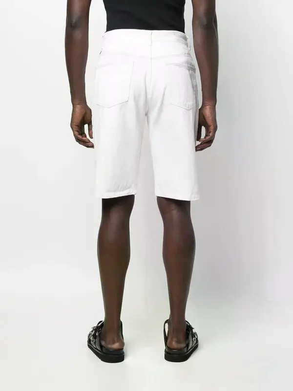 Versace 1990s Cotton Knee-length Denim Shorts