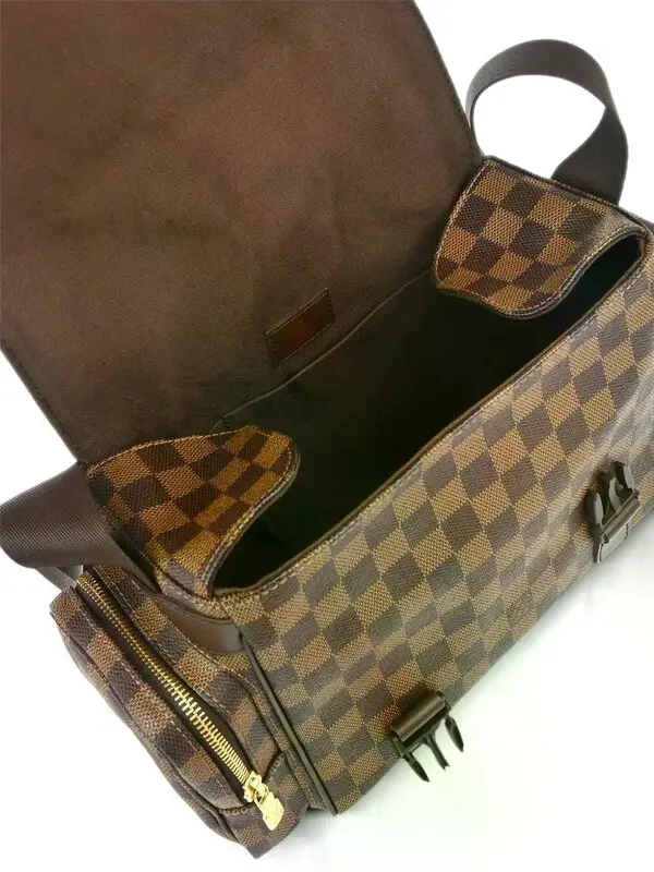 LOUIS VUITTON Damier Ebene Reporter Melville Shoulder Bag