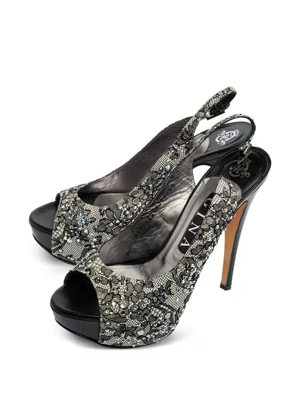GINA Slingback Platform Pumps