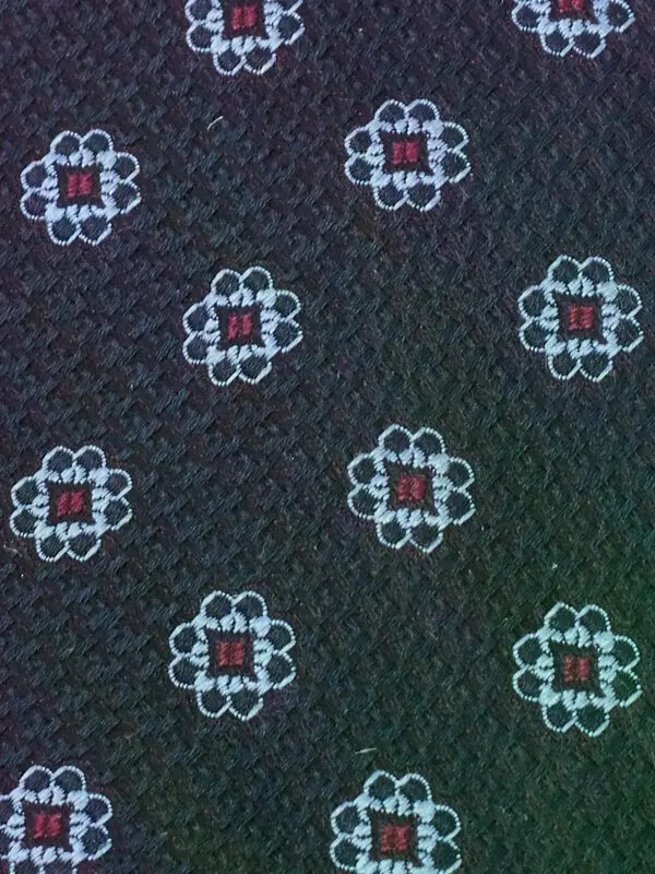 Ermenegildo Zegna Silk Floral Neck Tie