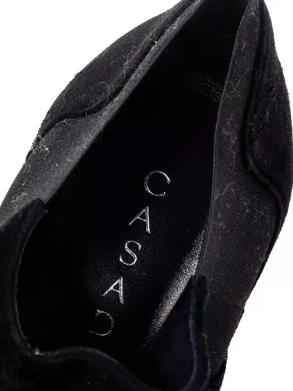 Casadei Suede Elastic-panel Boots