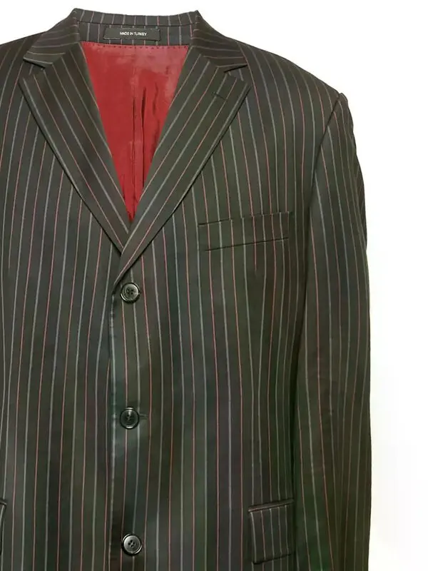 BOSS Pinstripe Gabardine Blazer - Black