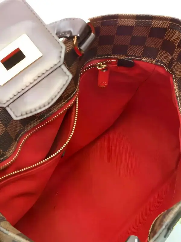 LOUIS VUITTON 2011 Hippopotamus Roseberry Damier Ebene Tote Bag - Brown