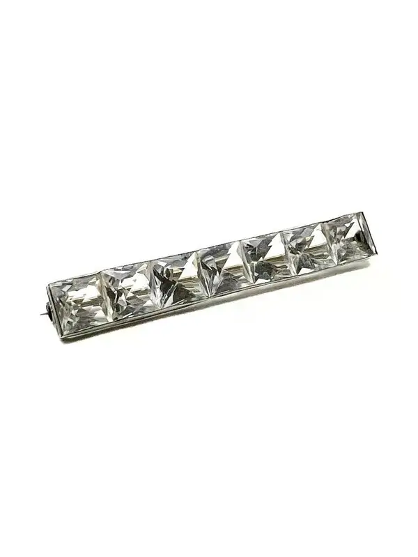 JENNIFER GIBSON JEWELLERY 1920s Crystal Brooch