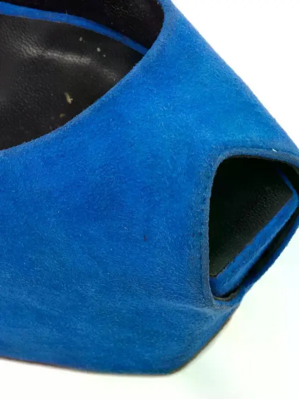 GIUSEPPE ZANOTTI 150mm Suede Heeled Pumps - Blue