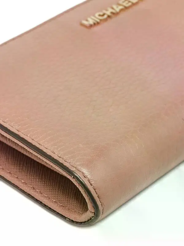 Michael Kors Logo-lettering Leather Wallet