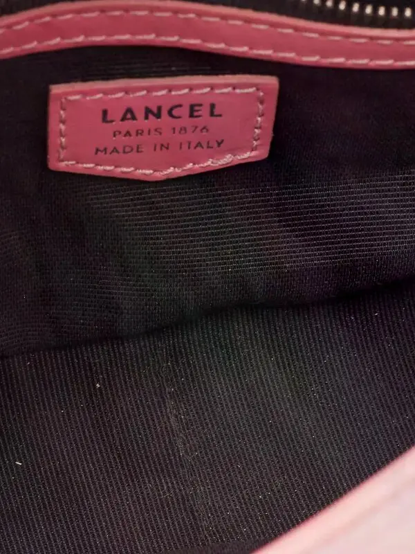 LANCEL Sixtine Leather Flap Shoulder Bag